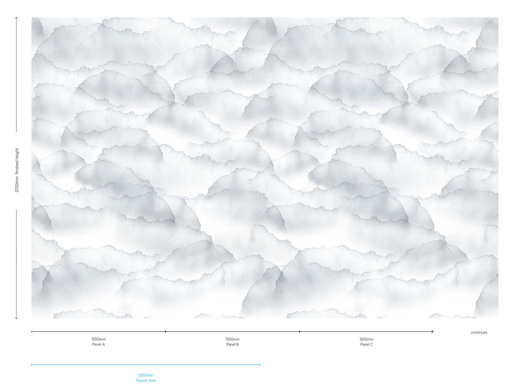 Nebula acoustic panels – mist – Emma Hayes